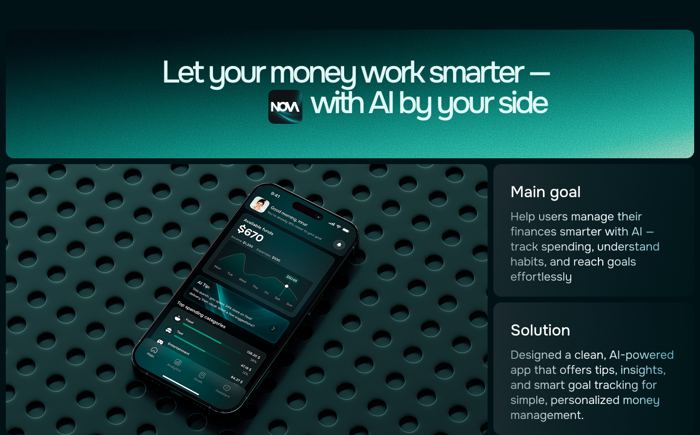Nova | Mobile App UX/UI — Dprofile